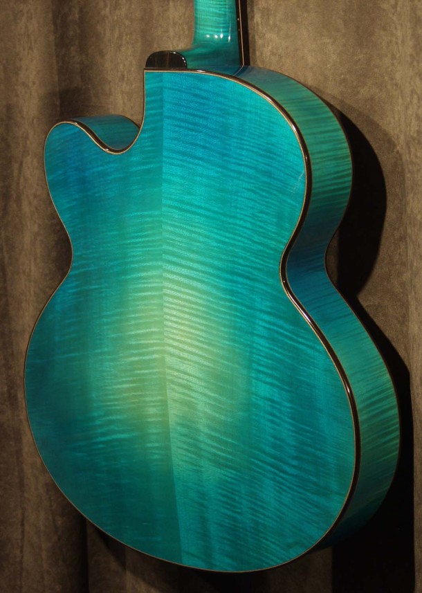 Manzer Blue Guitar - Acoustic Music